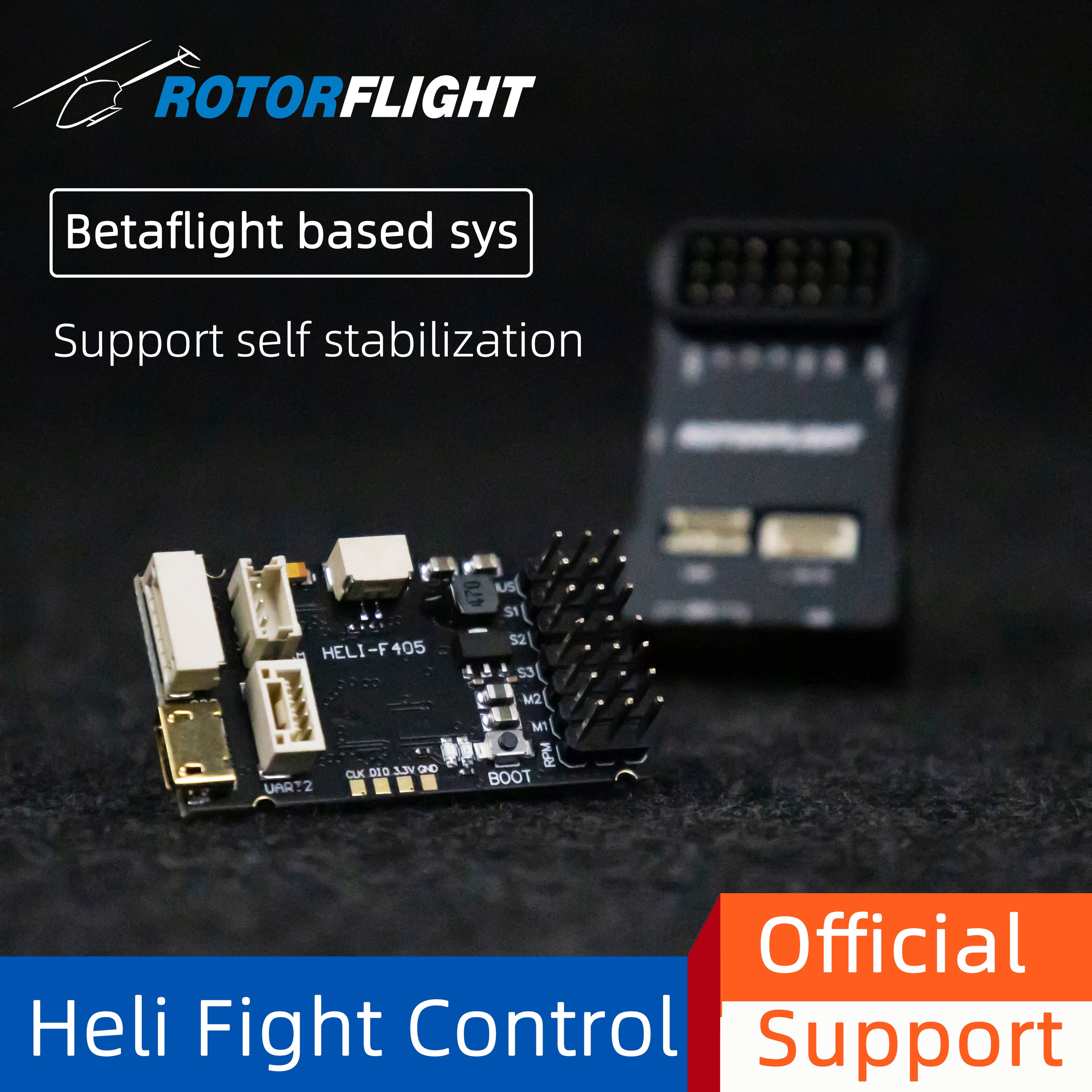 Rotorflight HELI 405 Helicopter 3D Flight Controller FBL Gyro System ...